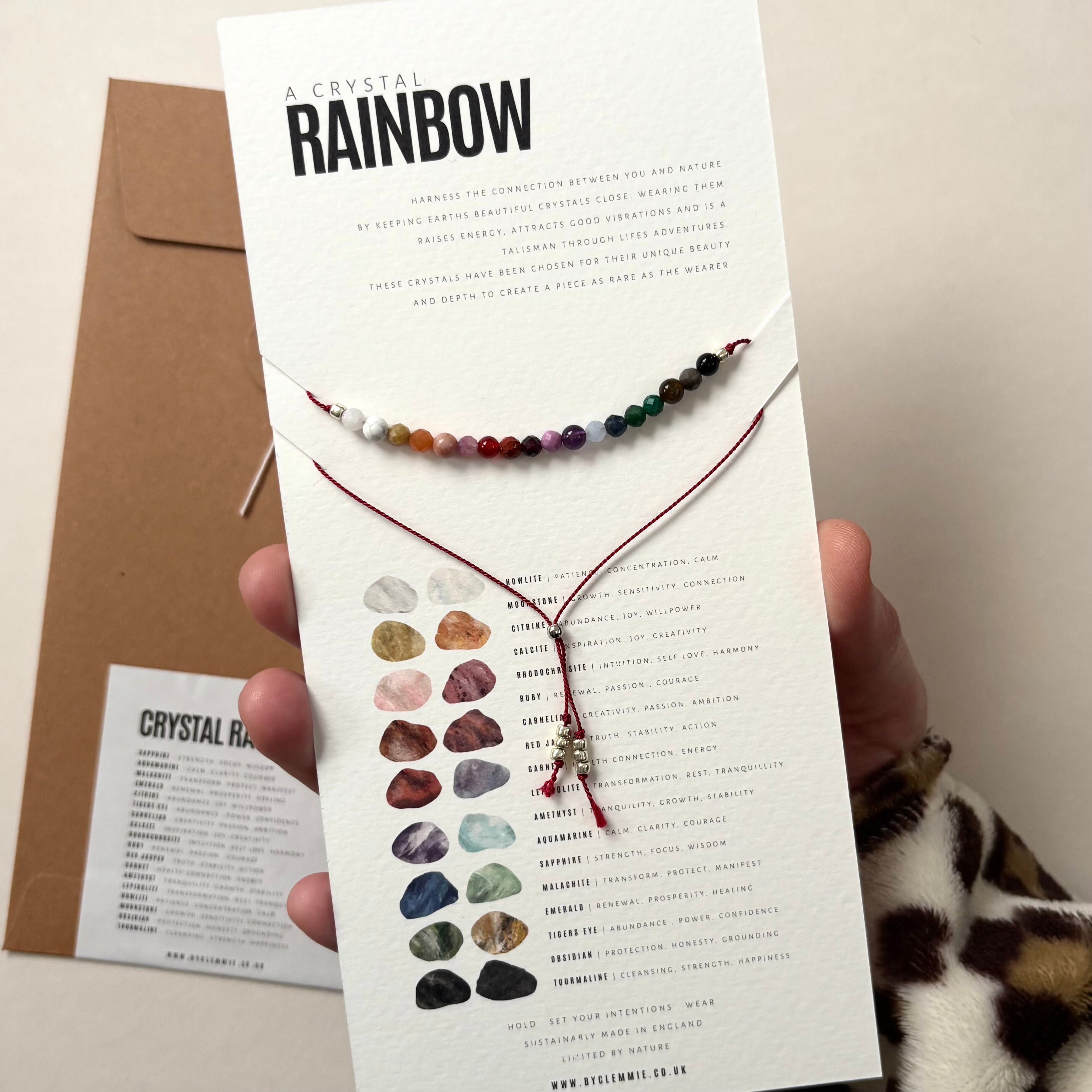 Crystal Recipe Rainbow of Crystal | Bracelet – By Clemmie
